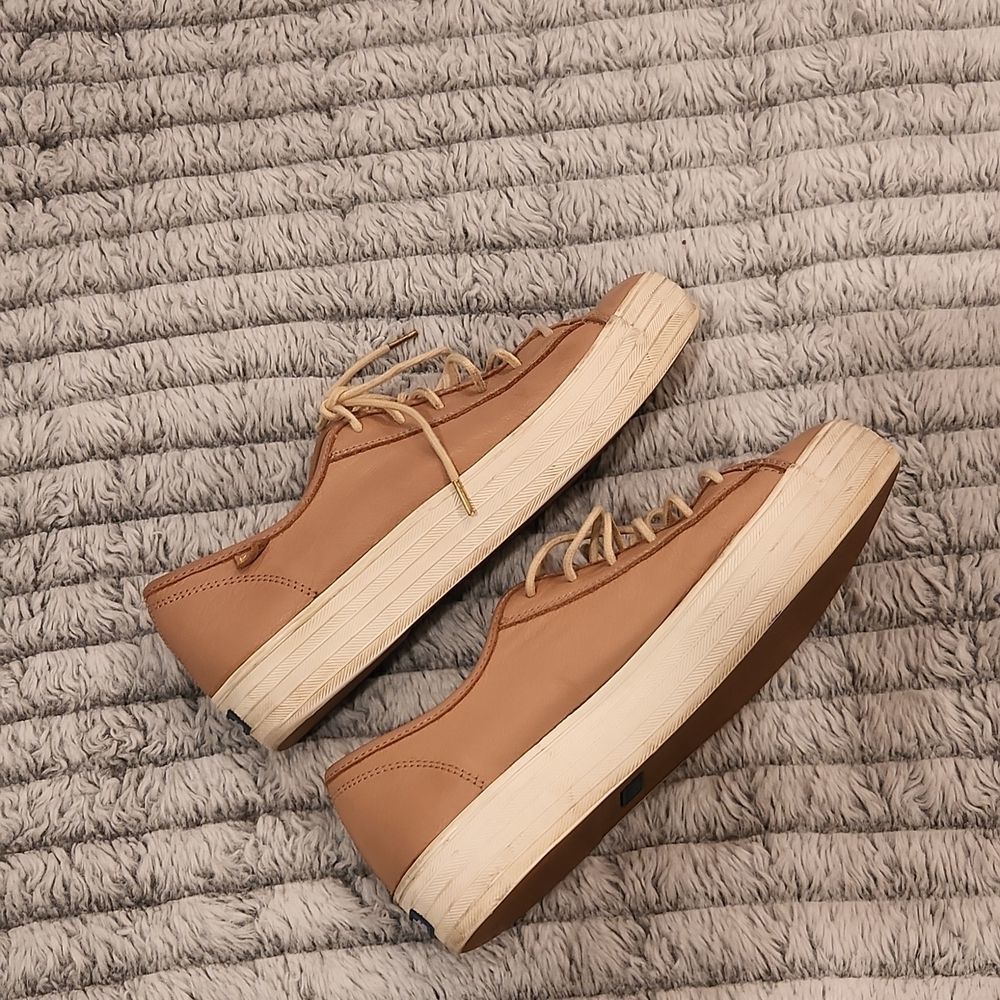 Light Pinkish Tan Keds Triple Kick Leather Sneaker Si… - Gem